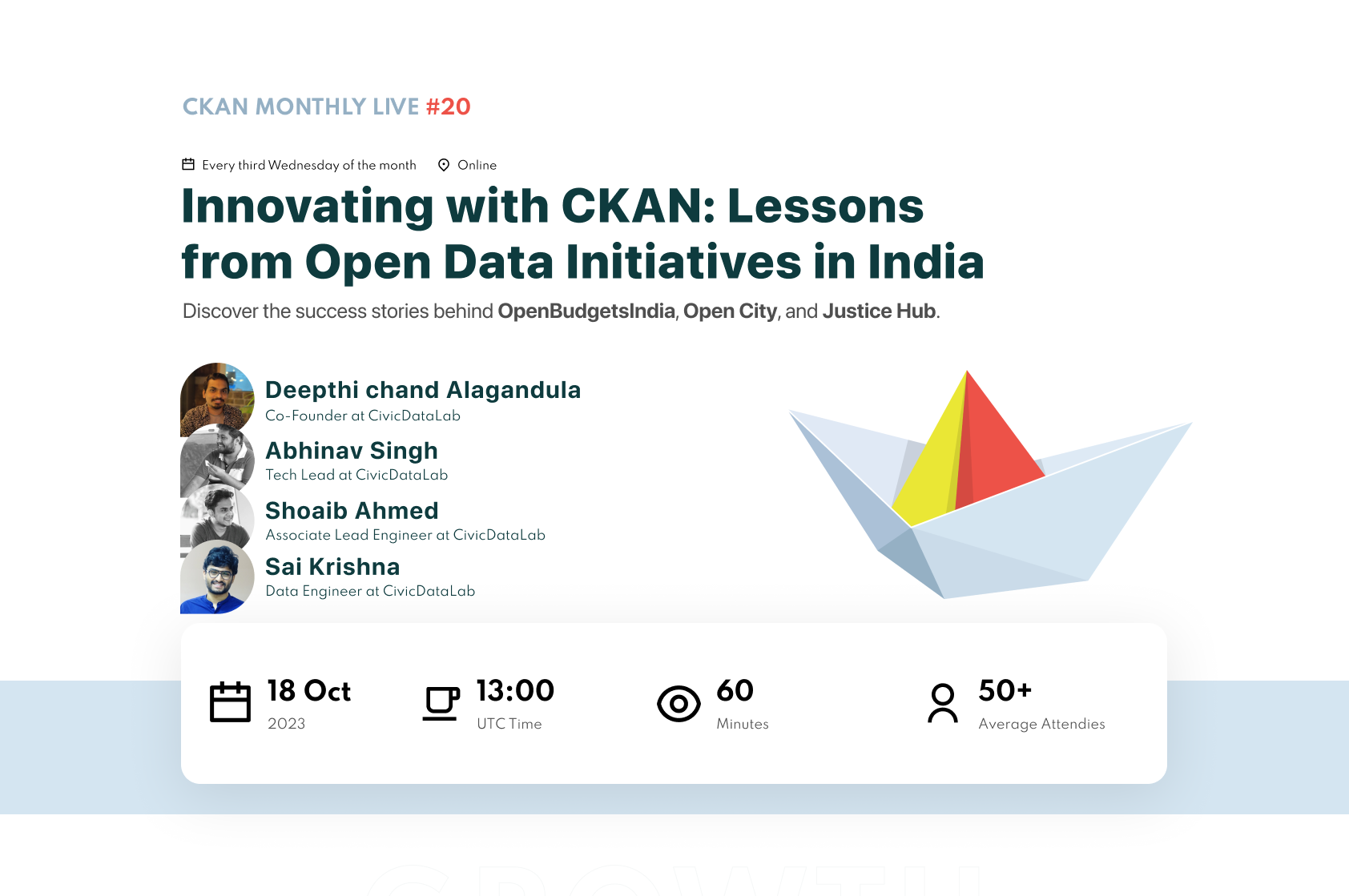 Innovating with CKAN: Lessons from Open Data Initiatives in India